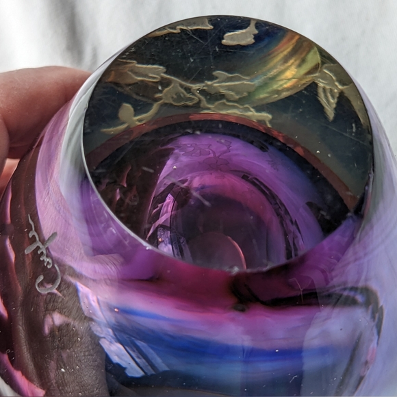 Mireau Crystal Company | Accents | Perry Coyle Art Glass Multicolor ...